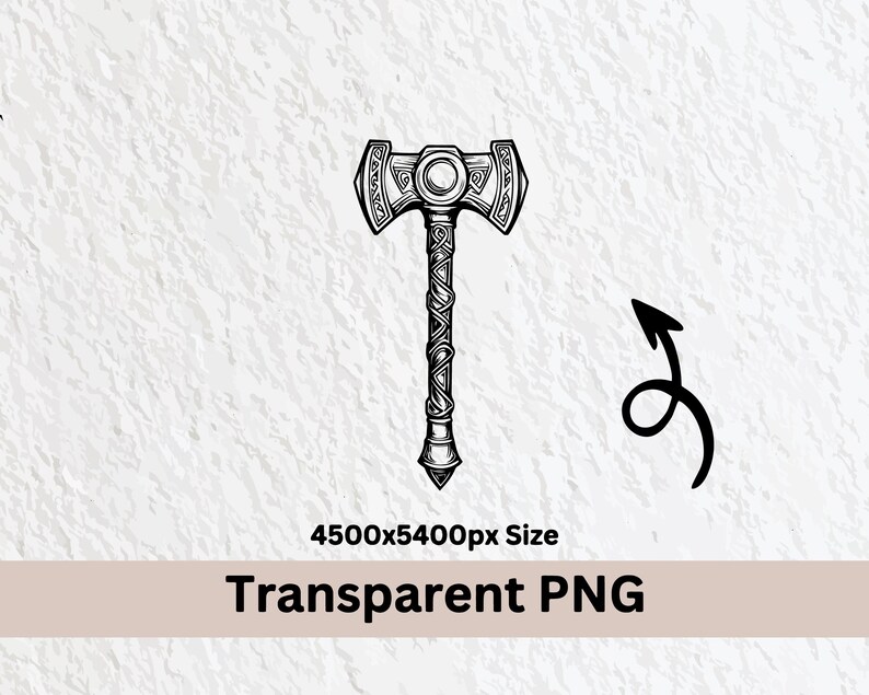 Mjolnir Svg Bundle, Mjolnir Silhouette, Mjolnir Clipart Png, Mjolnir ...