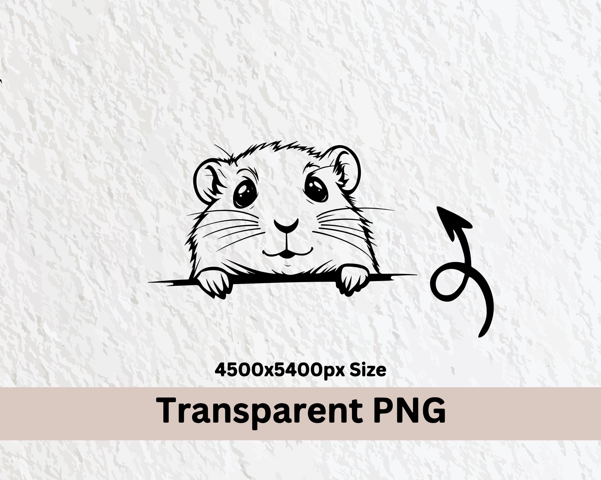 Hamster Svg Bundle, Hamster Silhouette, Hamster Clipart Png, Hamster ...