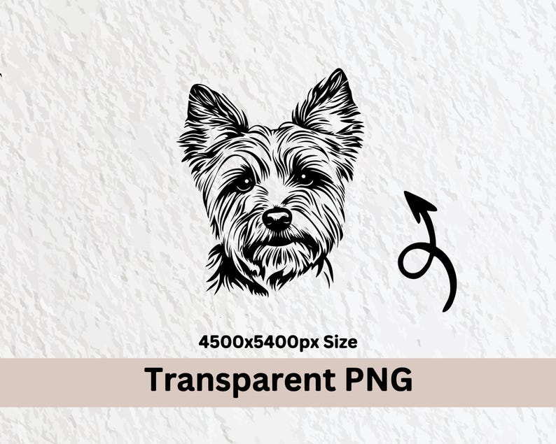 Yorkshire Terrier SVG Bundle: Dog Silhouette Clipart (PNG, SVG) - Etsy