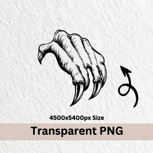 Claw Svg Bundle, Claw Silhouette, Claw Clipart Png, Claw Outline, Claw ...