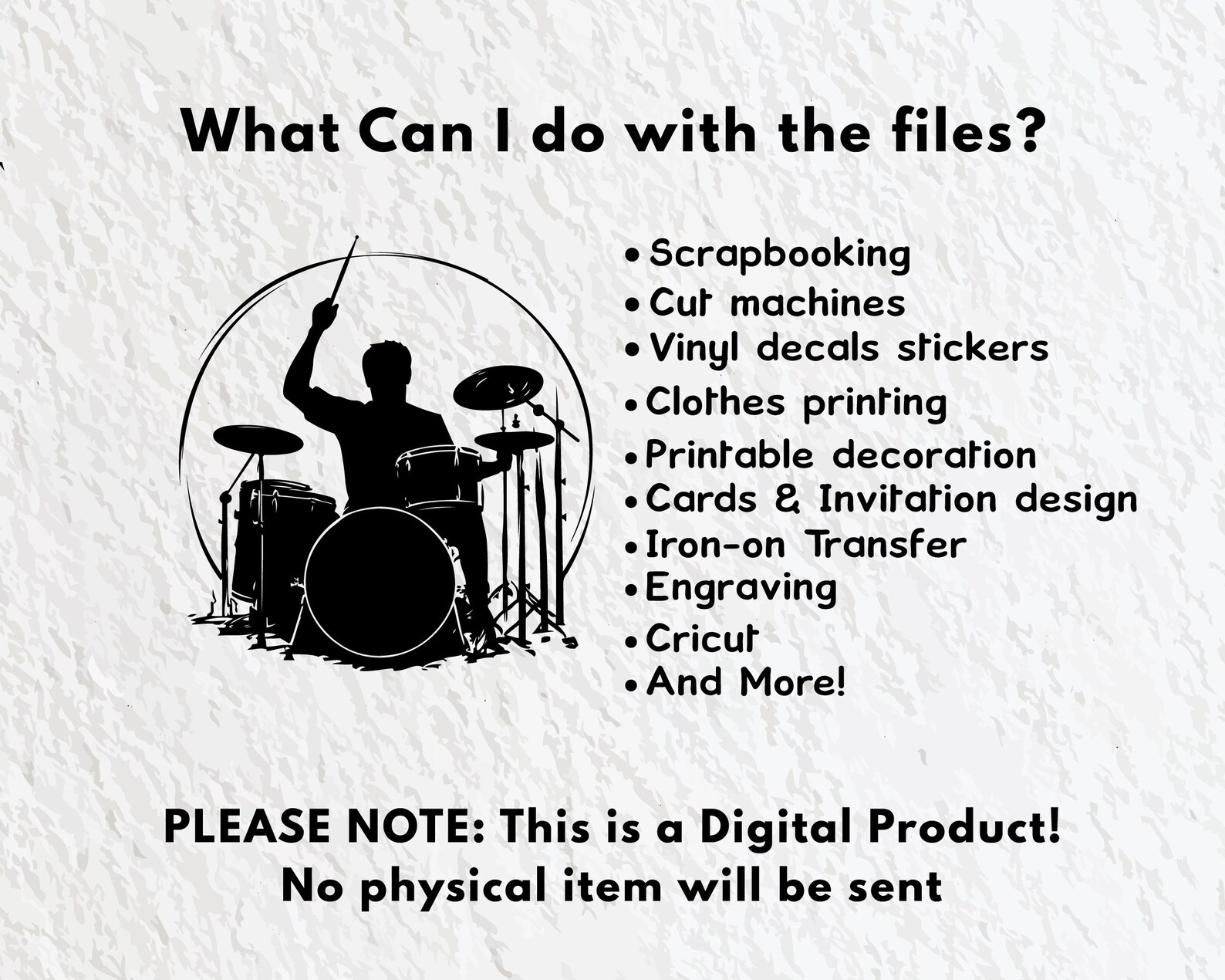 Drummer Silhouette SVG Bundle: Drummer Clipart, Vector, Logo (PNG ...