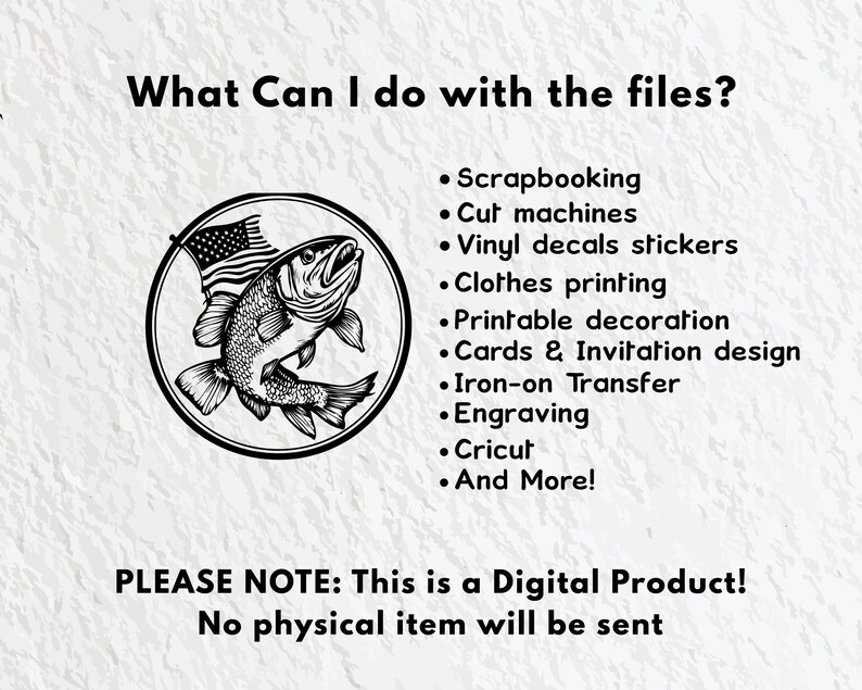 Musky Fish SVG Bundle: Silhouette, Clipart, Vector (digital Download ...