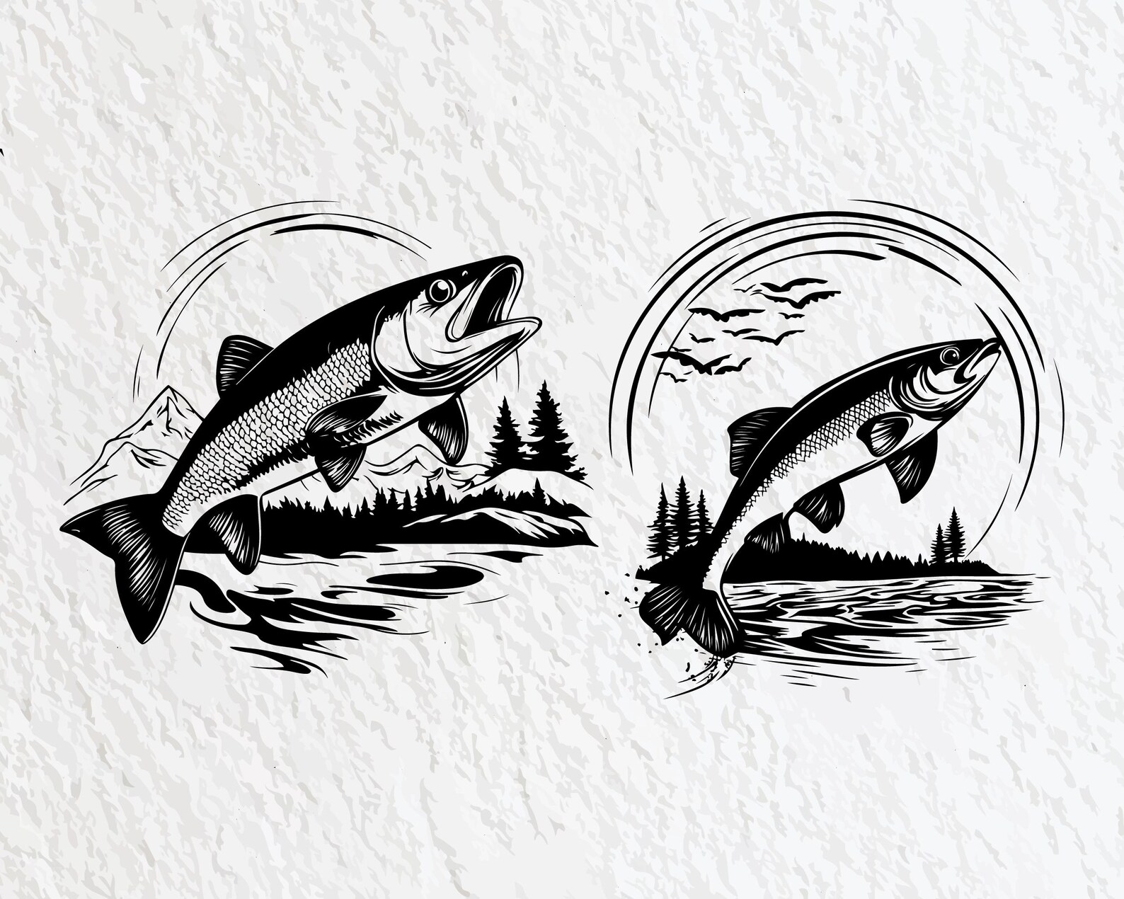 Musky Fish Svg Bundle, Musky Fish Silhouette, Musky Fish Clipart Png ...