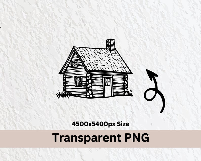 Log Cabin SVG Bundle: Silhouette Clipart, Cricut Cut Files - Etsy