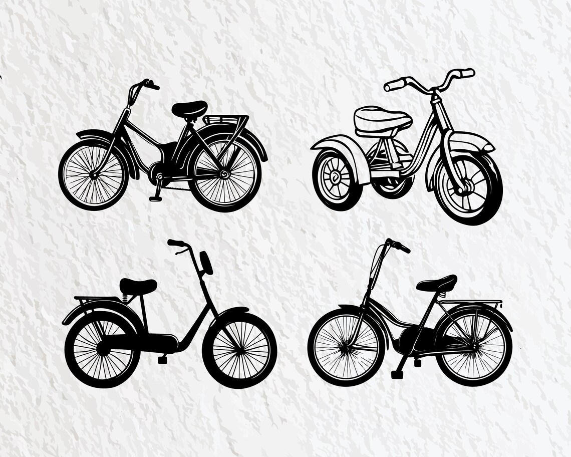 Tricycle Svg Bundle, Tricycle Silhouette, Tricycle Clipart Png ...