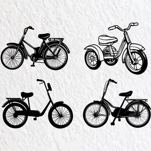 Tricycle Svg Bundle, Tricycle Silhouette, Tricycle Clipart Png ...