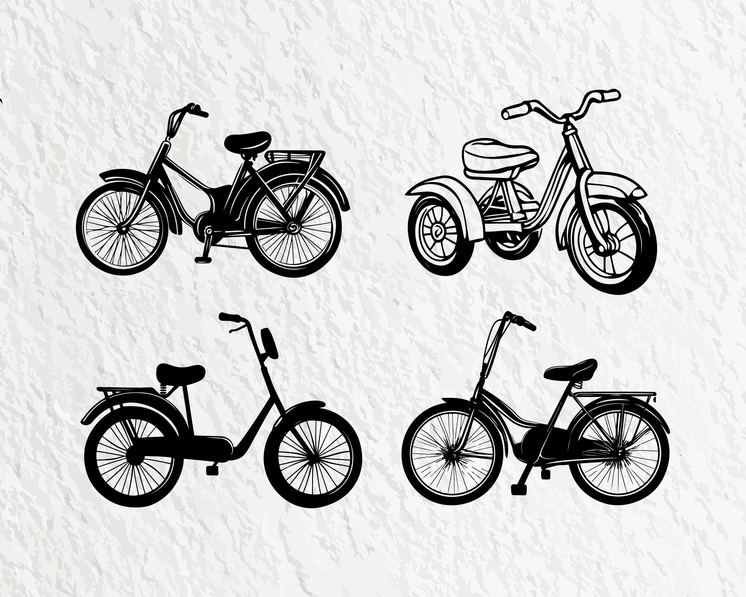 Tricycle Svg Bundle, Tricycle Silhouette, Tricycle Clipart Png ...