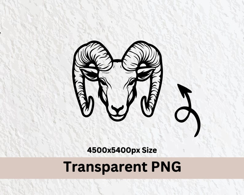 Ram Head SVG Bundle: Silhouette Clipart, Logo Icon Decal (digital ...