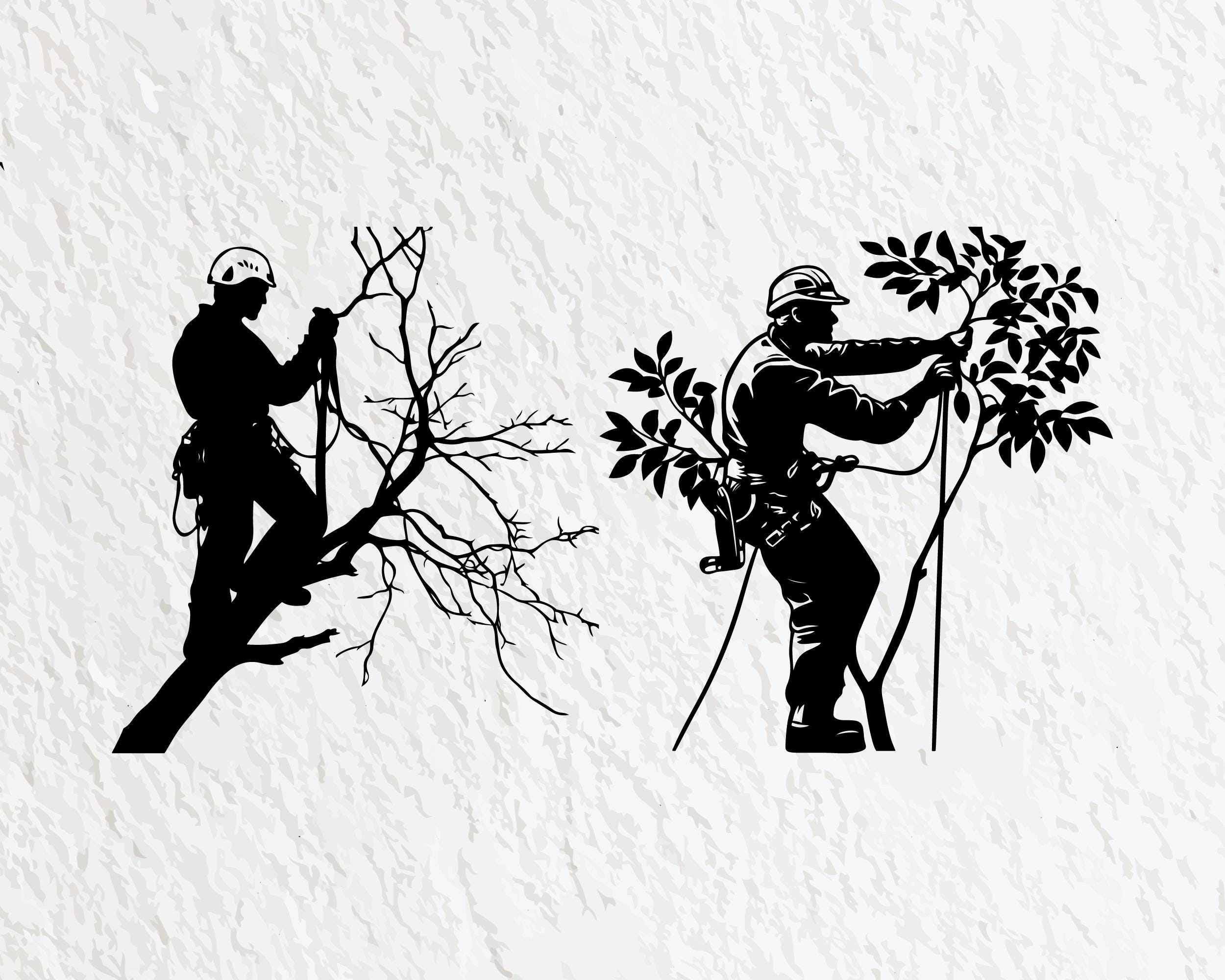 Arborist Svg Bundle, Arborist Silhouette, Arborist Clipart Png ...