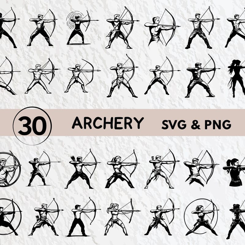 Archery Svg - Etsy