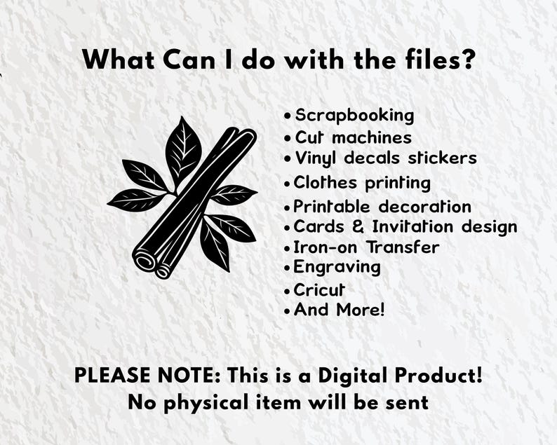 Cinnamon Sticks SVG Bundle: Logo Icon, Clipart, Outline (digital ...
