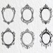 Gothic Mirror SVG Bundle: Silhouette Clipart (PNG, Vector) - Etsy