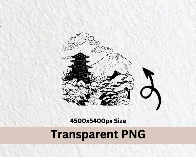 Japan Scene SVG Bundle: Silhouette Clipart, Vector Cut Files - Etsy