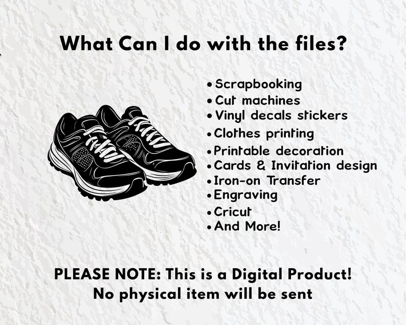 Running Shoes SVG Bundle: Sports Shoes Vector Icon Files (digital ...