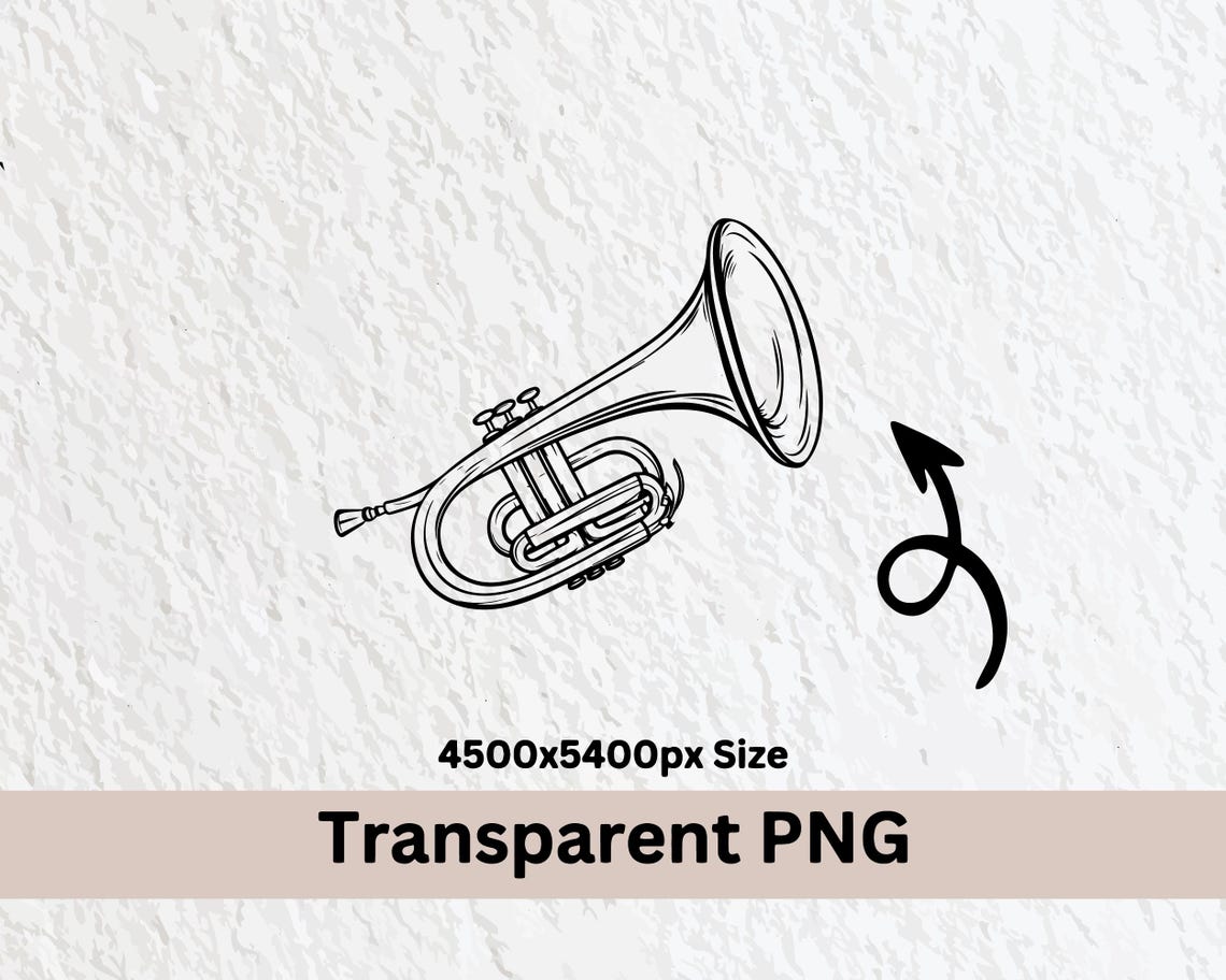 Hunting Horn SVG Bundle: Silhouette Clipart, Logo Icon (PNG, Cut Files ...