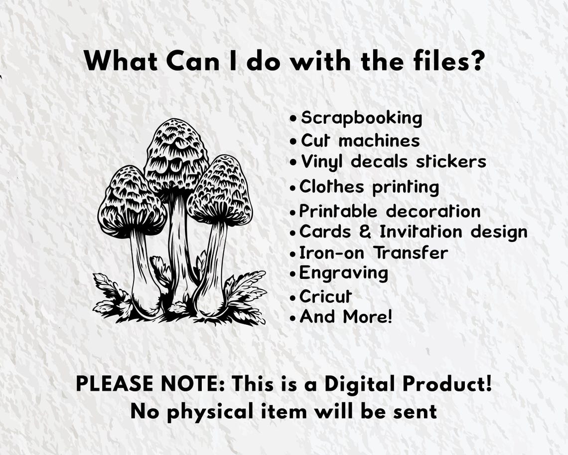 Morel Mushroom Svg Bundle, Morel Mushroom Silhouette, Morel Mushroom ...