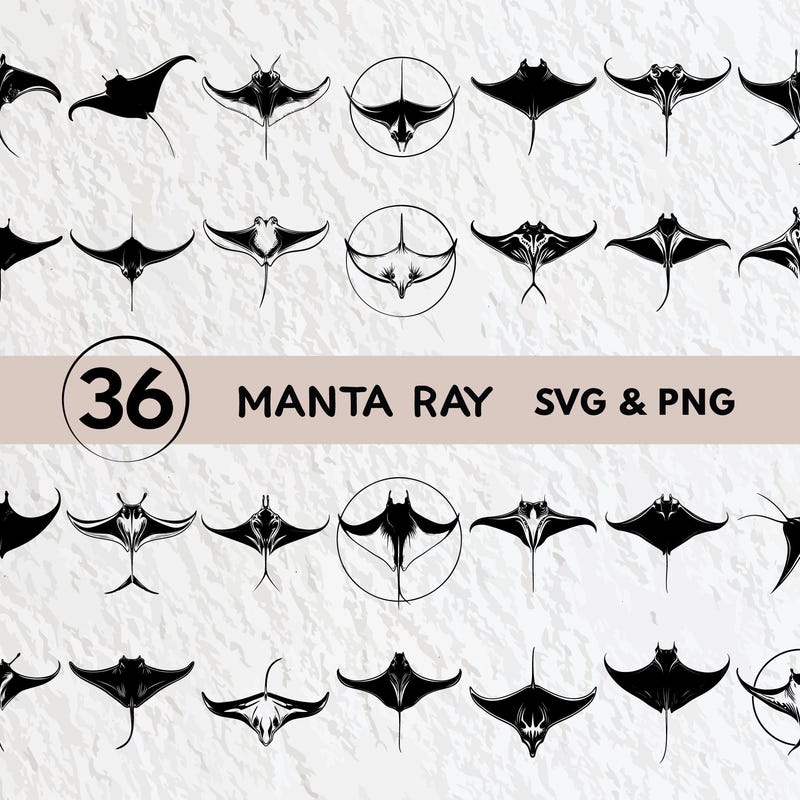 Manta Ray Abstract - Etsy
