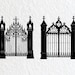 Gothic Gate Svg Bundle, Gothic Gate Silhouette, Gothic Gate Clipart Png ...