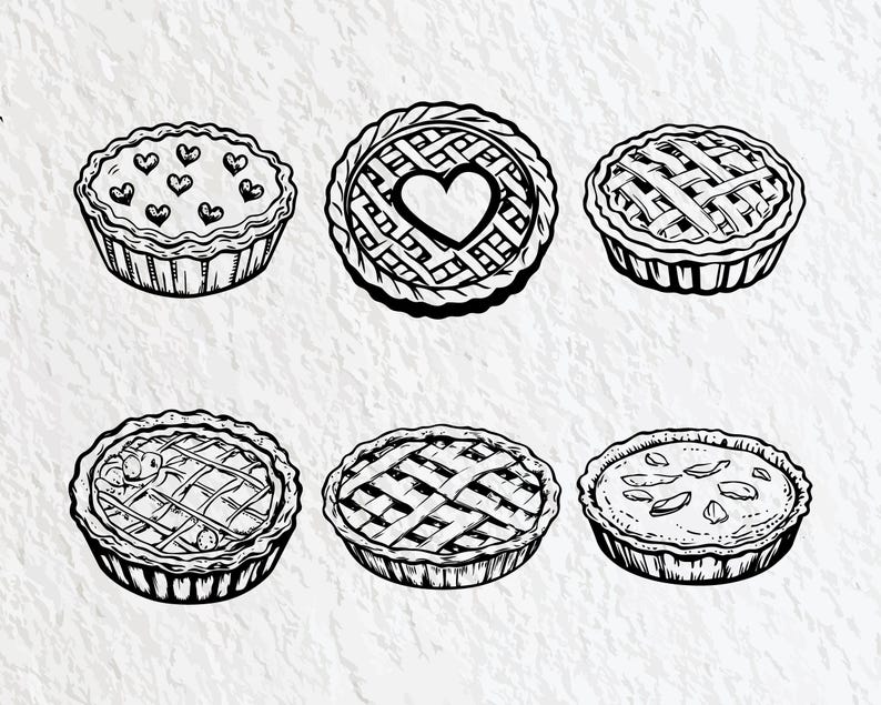 Pie SVG Bundle: 32 Pie Icon Designs (digital Download) - Etsy