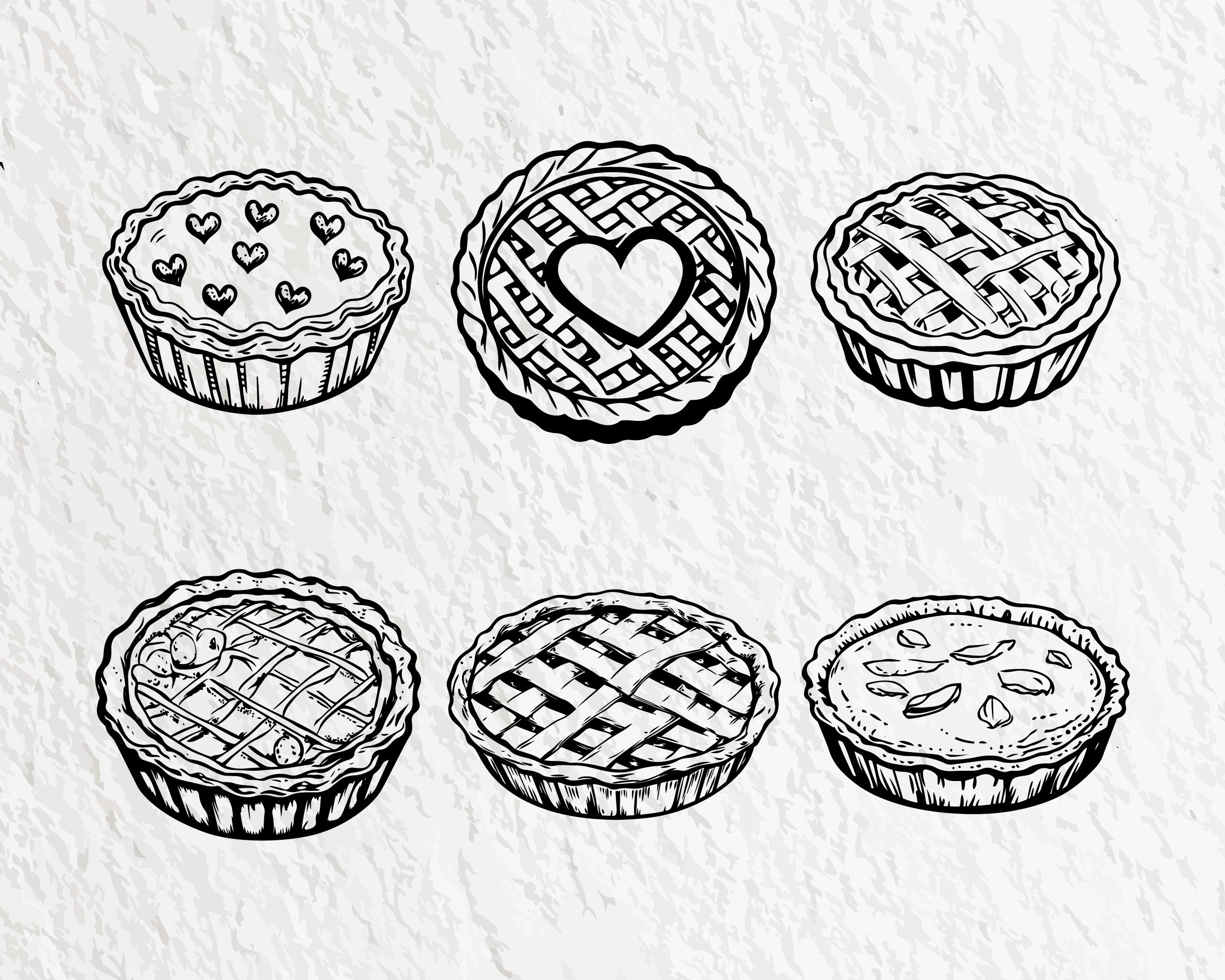 Pie SVG Bundle: 32 Pie Icon Designs (digital Download) - Etsy