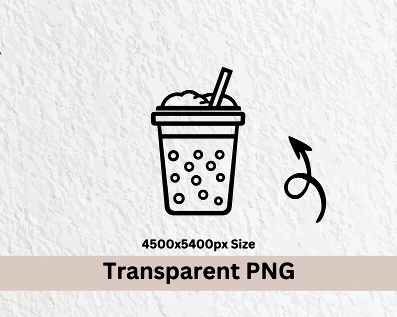 Boba Tea Svg Bundle, Boba Tea Silhouette, Boba Tea Clipart Png, Boba ...