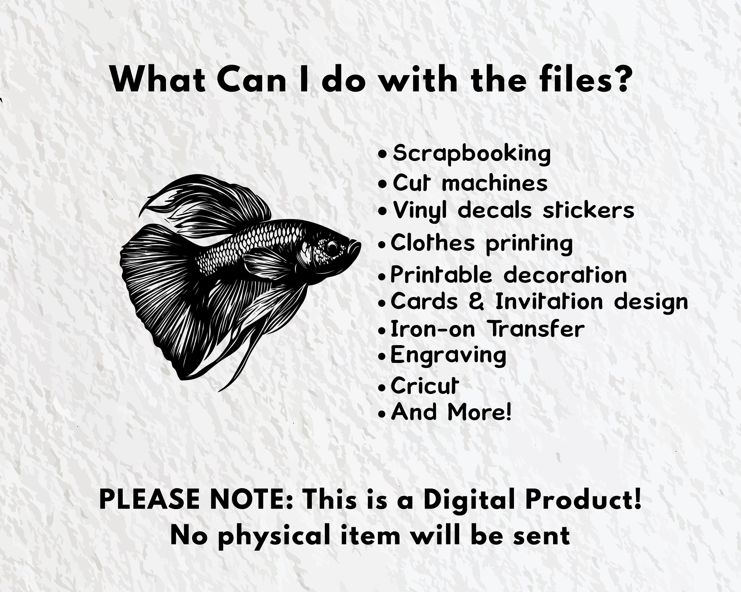 Betta Fish Svg Bundle, Betta Fish Silhouette, Betta Fish Clipart Png ...