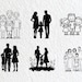 Family Svg Bundle, Family Silhouette, Family Clipart Png, Family ...