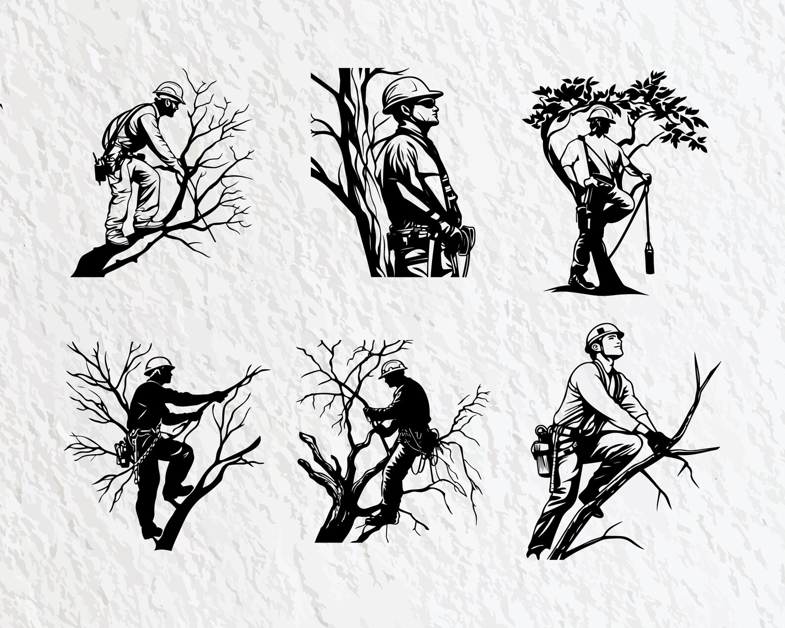 Arborist Svg Bundle, Arborist Silhouette, Arborist Clipart Png ...