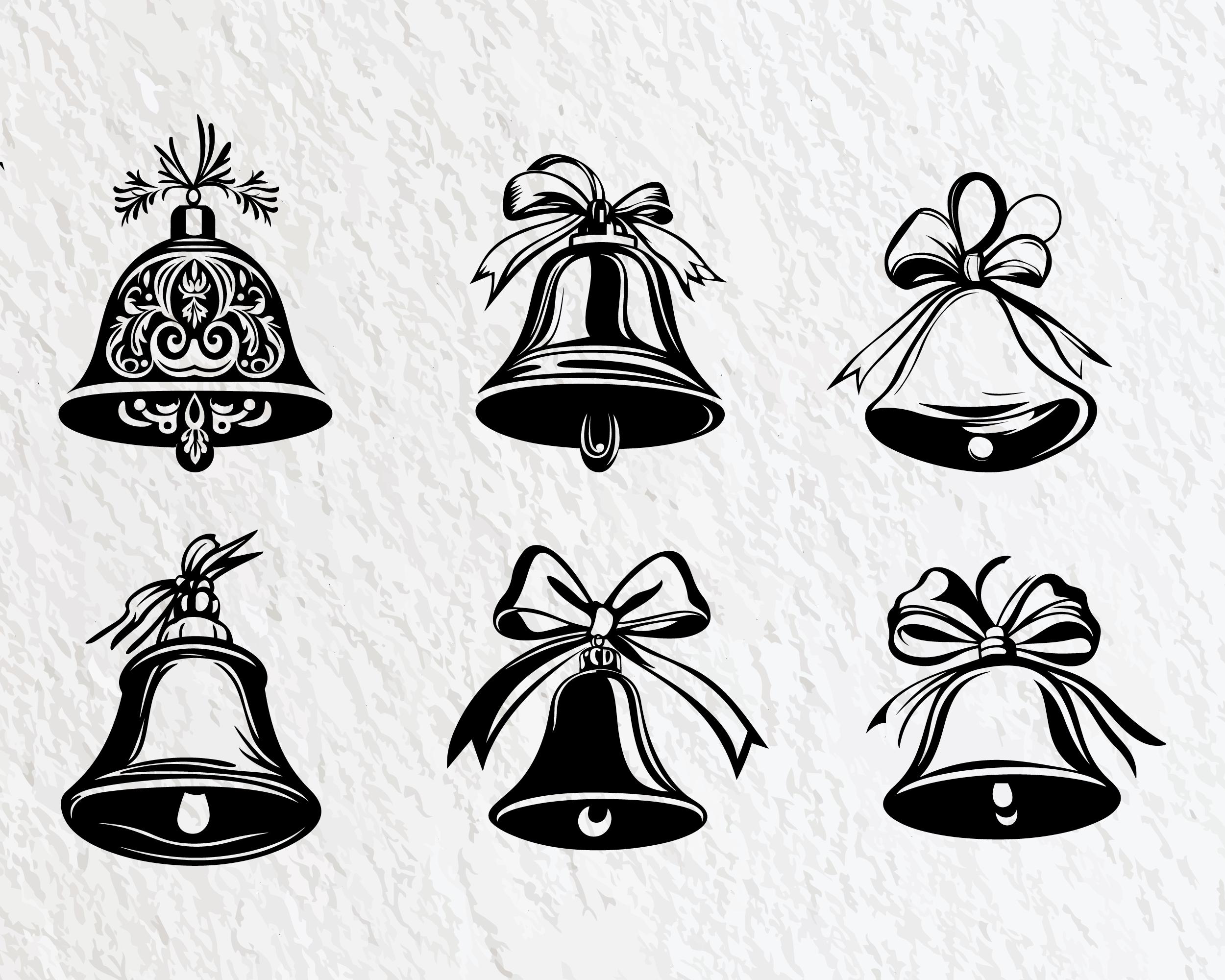 Christmas Jingle Bells SVG Bundle: Holiday Clipart, Cricut Cut Files - Etsy