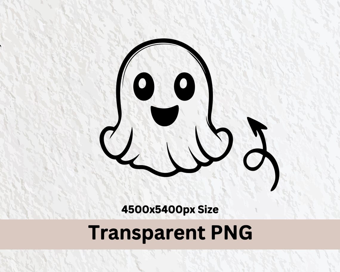 Cute Ghost Svg Bundle, Cute Ghost Silhouette, Cute Ghost Clipart, Cute ...