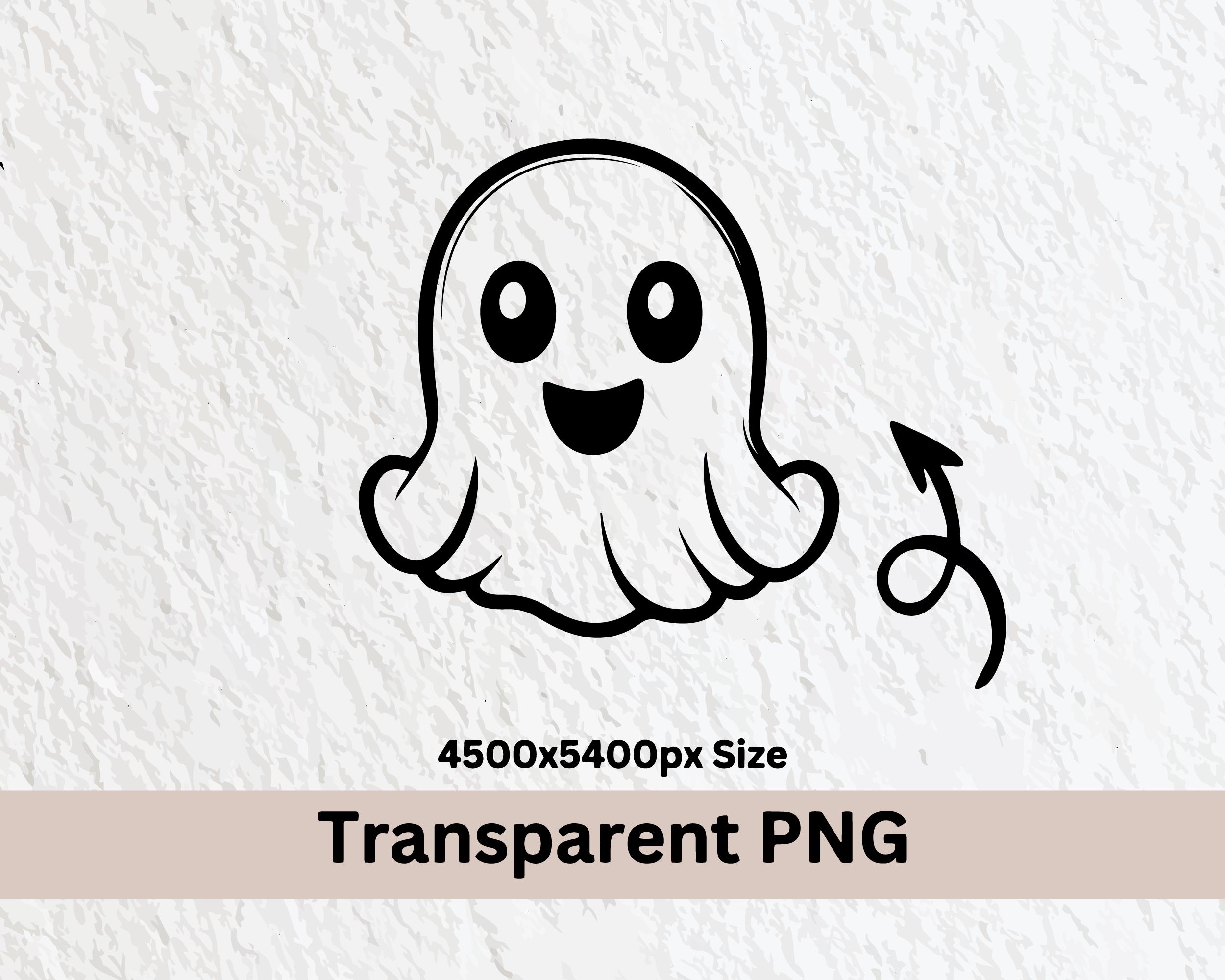 Cute Ghost Svg Bundle, Cute Ghost Silhouette, Cute Ghost Clipart, Cute ...