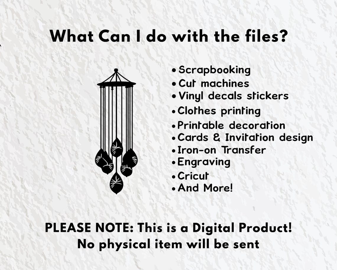 Wind Chime Svg Bundle, Wind Chime Silhouette, Wind Chime Clipart Png ...