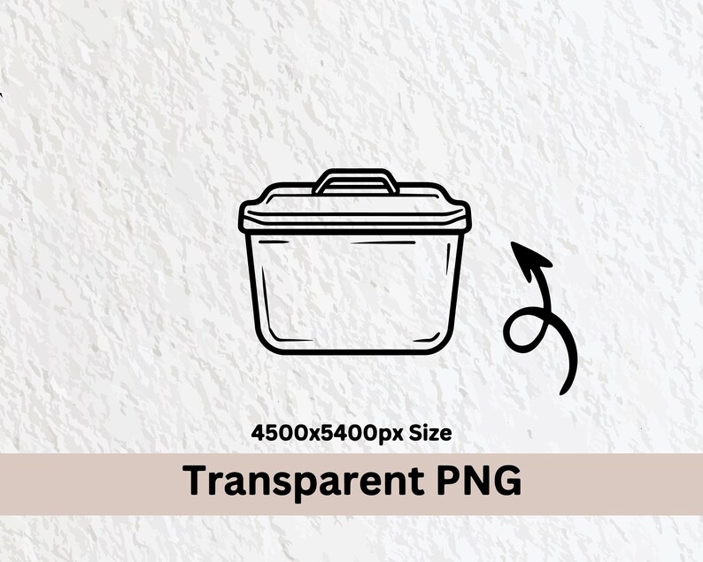 Plastic Food Container Svg Bundle, Plastic Food Container Silhouette ...