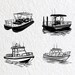 Pontoon Silhouette Bundle Png, Pontoon Svg Outline, Pontoon Lover Png ...