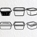 Plastic Food Container SVG Bundle: Clipart, Silhouette, Logo (PNG, SVG ...