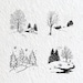 Winter Scene SVG Bundle: Holiday Clipart, Logo Icon Decals (PNG, SVG ...