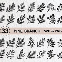 Scandi Folk Art Pine Tree Vector, Rustic Nordic SVG PNG (digital ...
