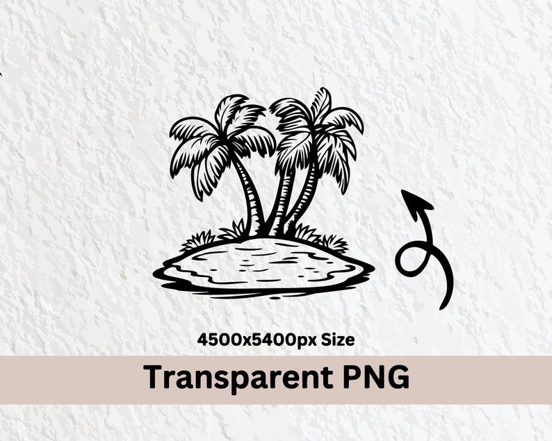 Vacation Island SVG Bundle: Tropical Clipart, Logo Icon (PNG, Vector ...