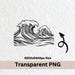 Ocean Waves SVG Bundle: Silhouette Clipart, Vector Logo Icon (PNG ...