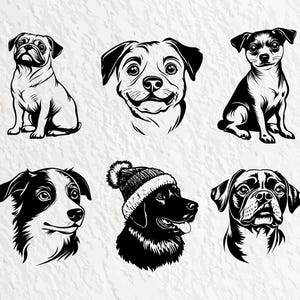 Jug Dog SVG Bundle: Clipart, Outline, Vector (digital Download) - Etsy