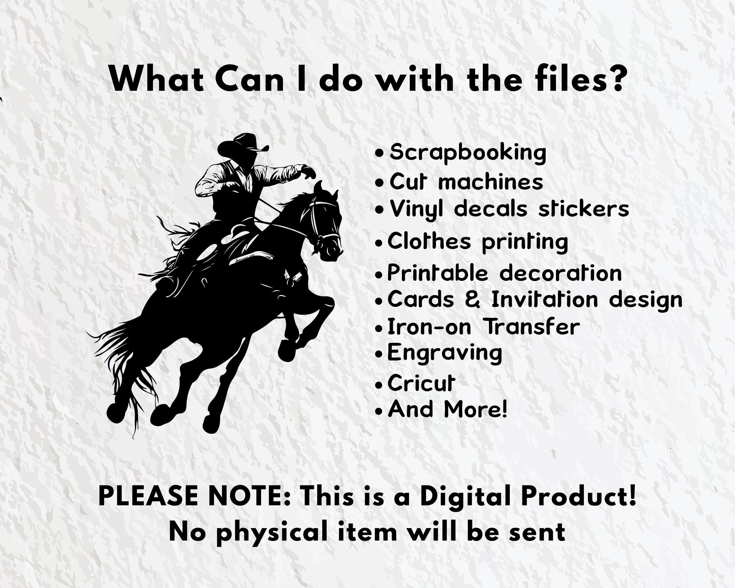 Rodeo Silhouette Svg, Rodeo Svg Bundle, Rodeo Clipart, Rodeo Decal ...