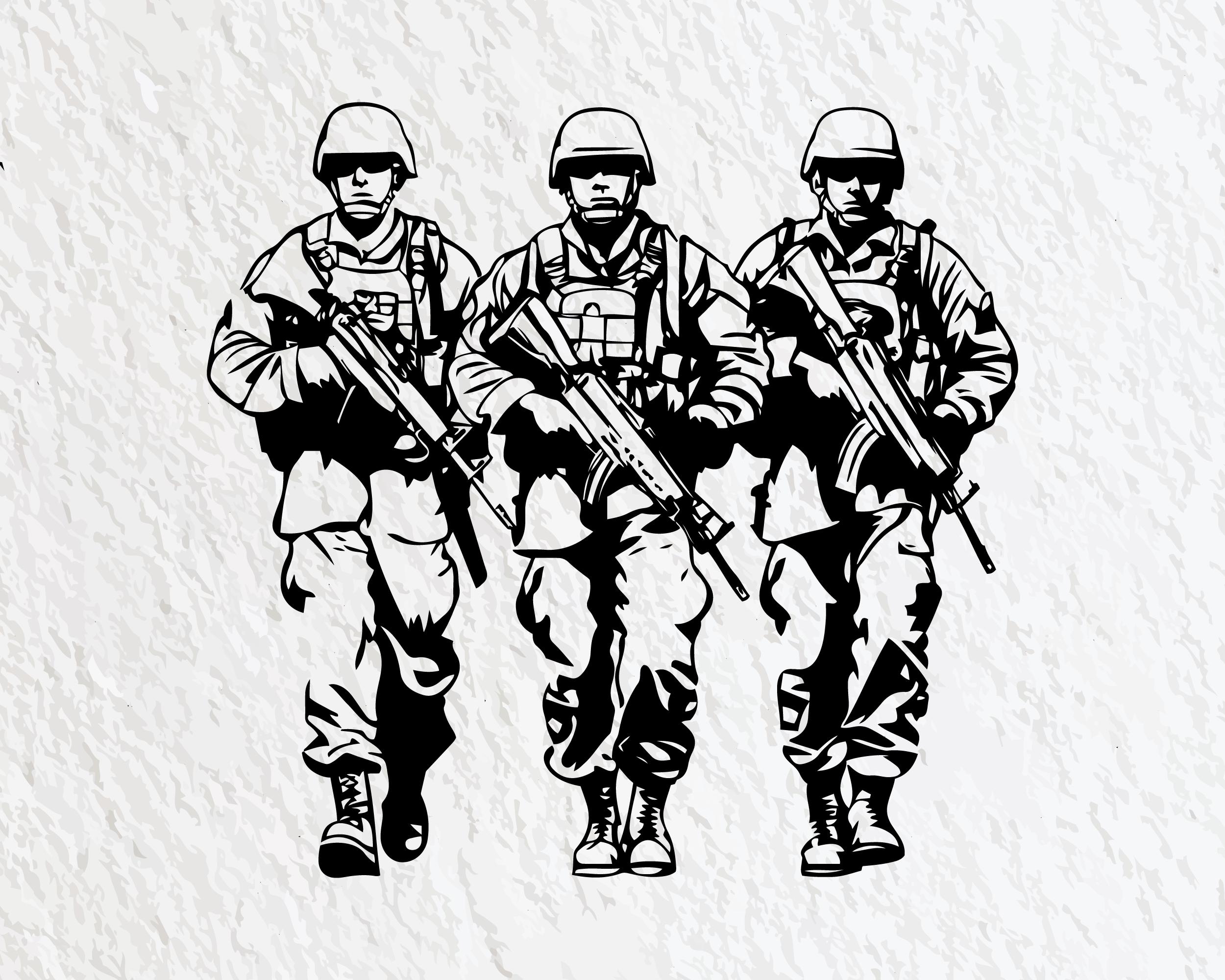 Marines SVG Bundle: Silhouette, Clipart, Vector (digital Download) - Etsy