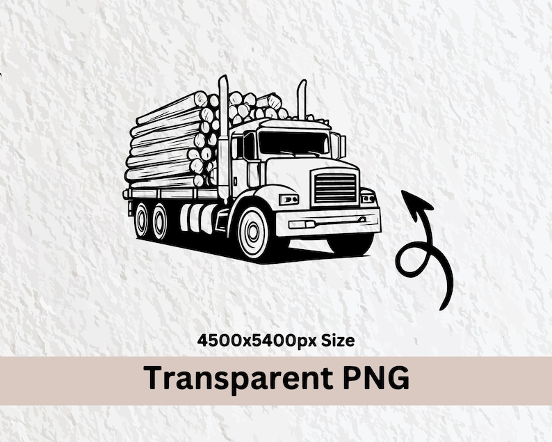 Logging Truck Svg Bundle, Logging Truck Silhouette, Logging Truck ...