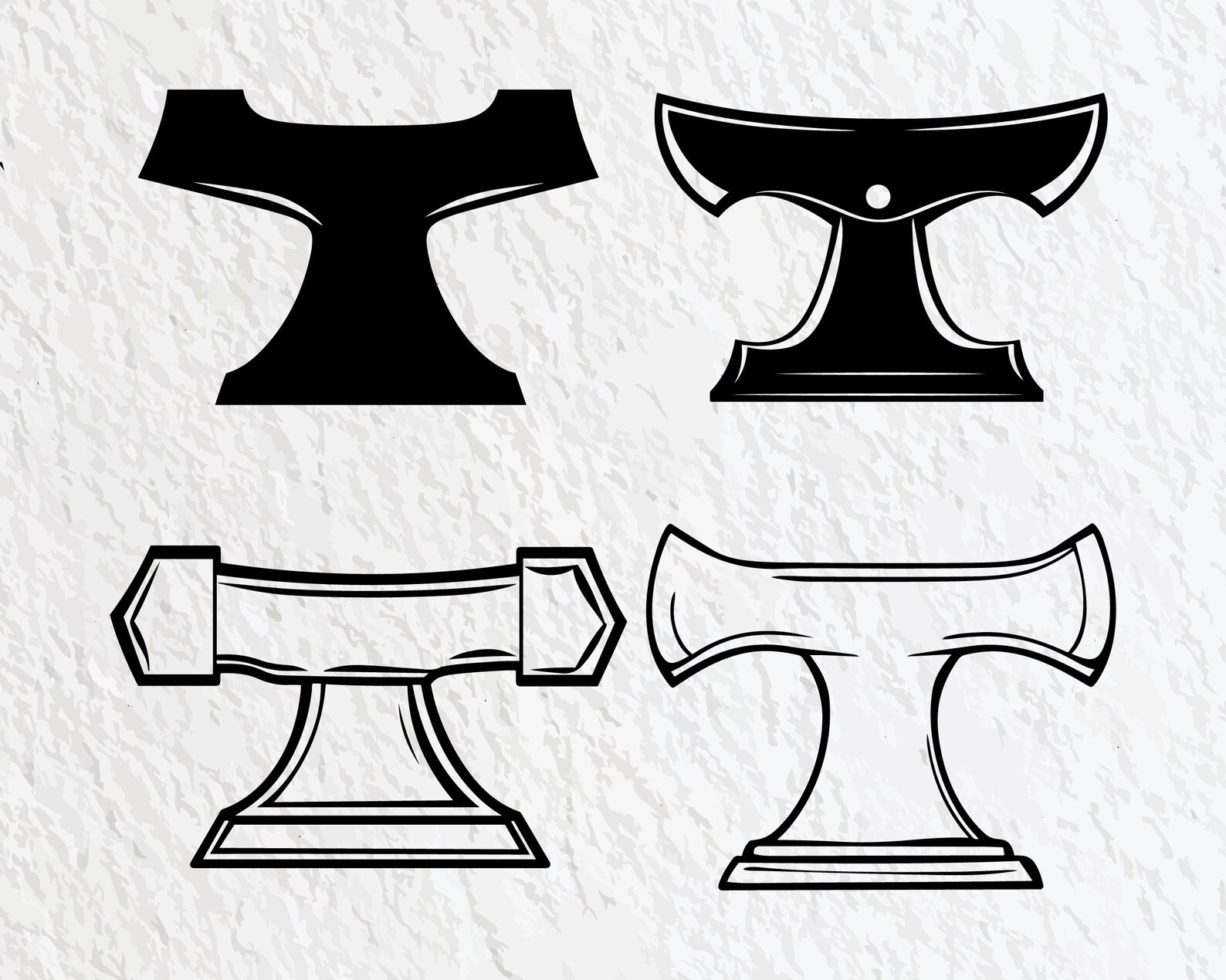 Anvil Svg Bundle, Anvil Silhouette, Anvil Clipart Png, Anvil Outline ...