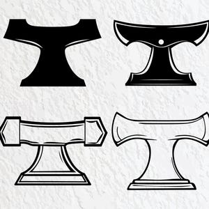 Anvil Svg Bundle, Anvil Silhouette, Anvil Clipart Png, Anvil Outline ...