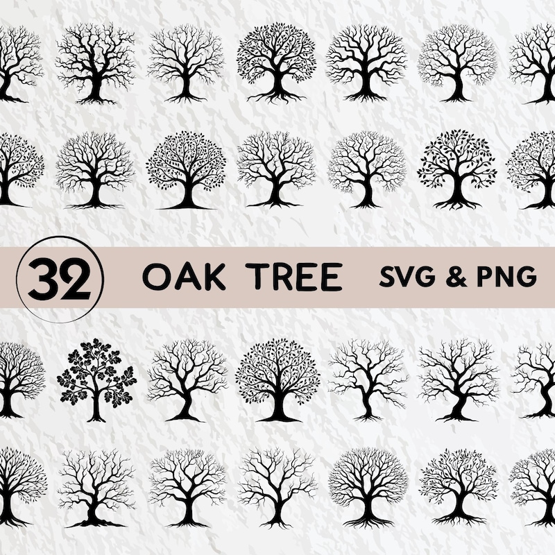 Png Oak Tree Set - Etsy