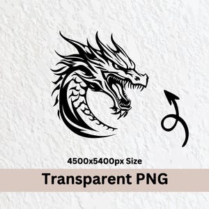 Dragon Svg Bundle, Dragon Silhouette, Dragon Clipart Png, Dragon ...