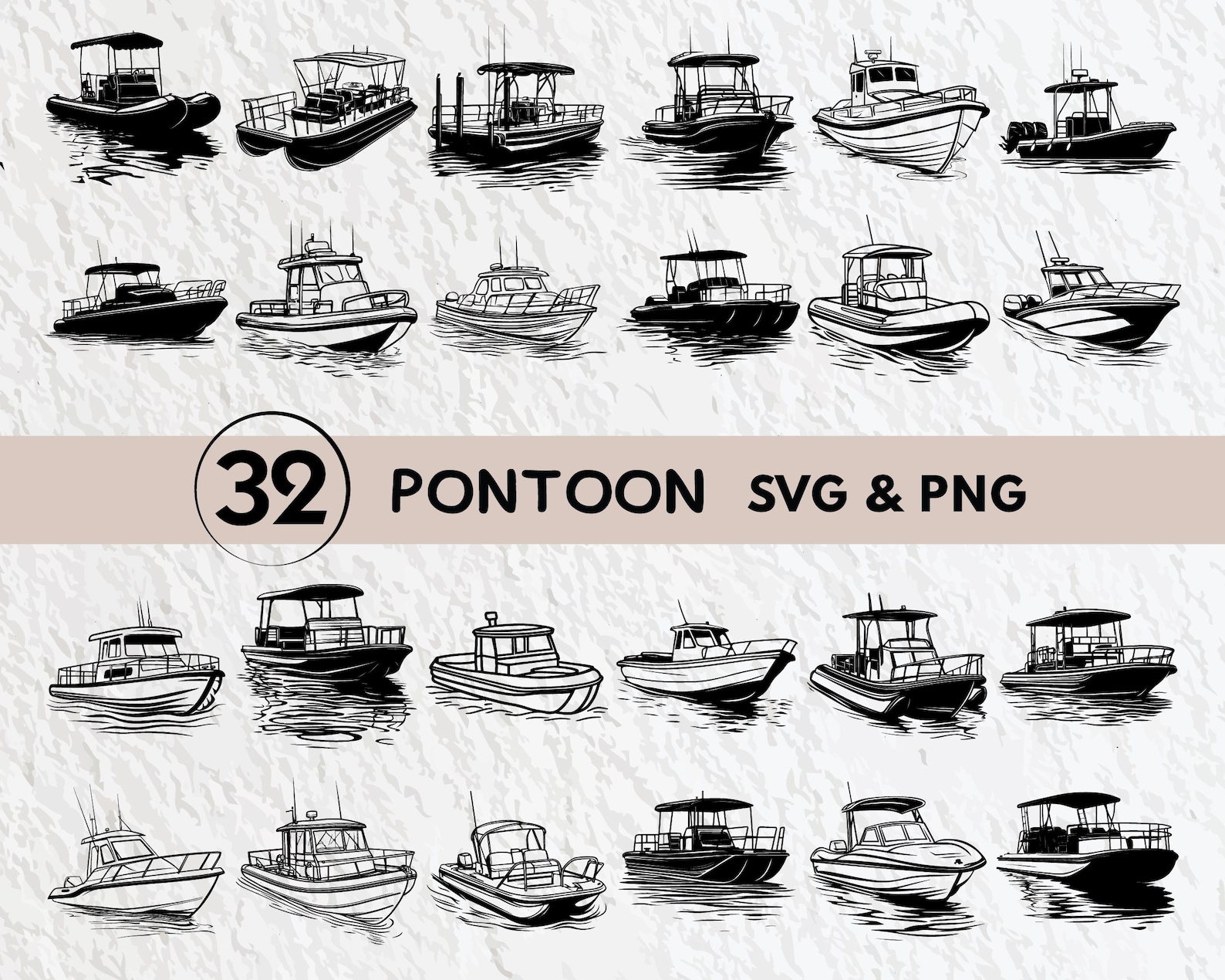 Pontoon Silhouette Bundle Png, Pontoon Svg Outline, Pontoon Lover Png ...