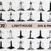 Lighthouse Svg Bundle, Lighthouse Silhouette, Lighthouse Clipart Png ...