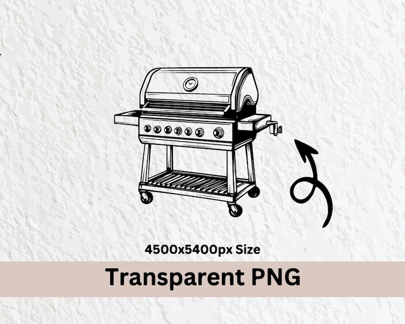 Grill Machine SVG Bundle: BBQ Grill Clipart, Logo Icon (digital ...
